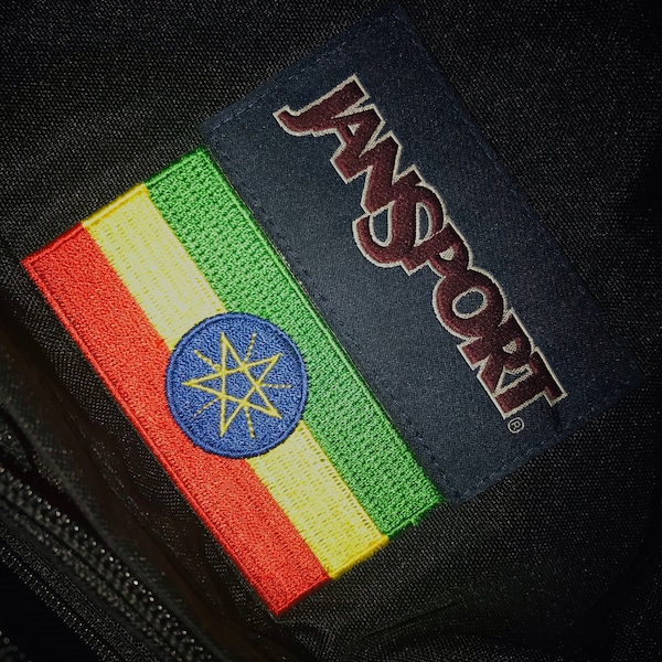 ETHIOPIA FLAG PATCH Iron-on Embroidered Applique Top Quality - Etsy