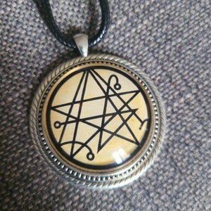 47 VUAL Demon Seal Pendant Goetia Sigil Necklace Lemegeton - Etsy