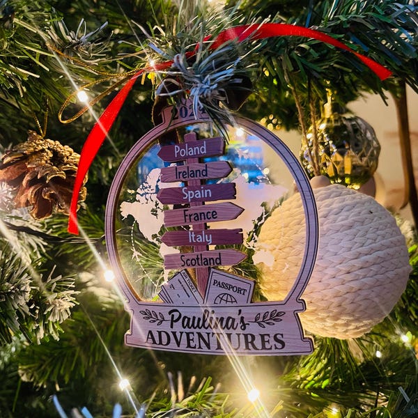 Personalized Initial Ornament, Letter Name Ornament, Custom Name Family ...