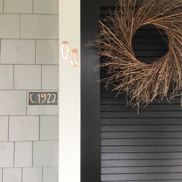 Circa Art Nouveau Date Plaque Historical Sign in Rivanna 2"/50mm High ...