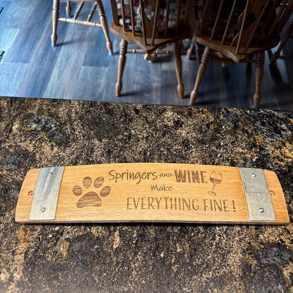 Wine Barrel Stave Signs - Etsy