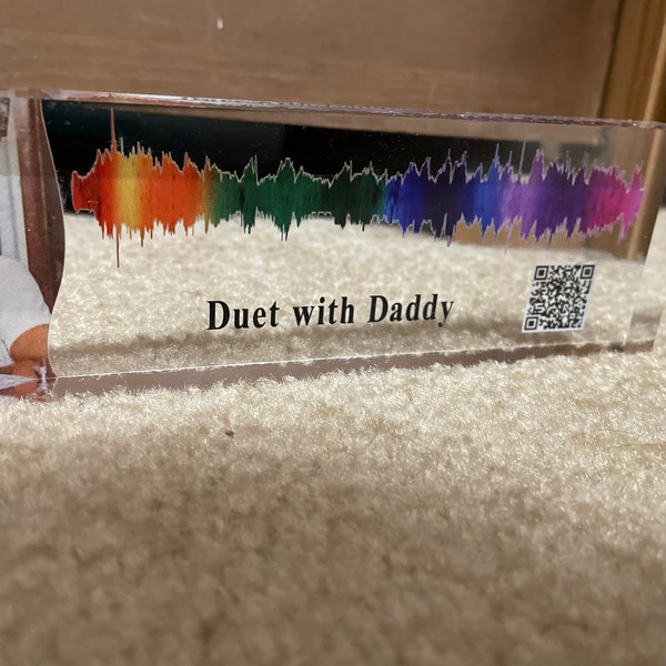 Mother Day's Gift Sound Gifts Sound Wave Art Custom Sound Wave 3D Print ...