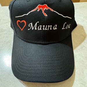 Volcano Ball Cap, Big Island Hawaii by Hopper's Art Mauna Loa, Mauna ...