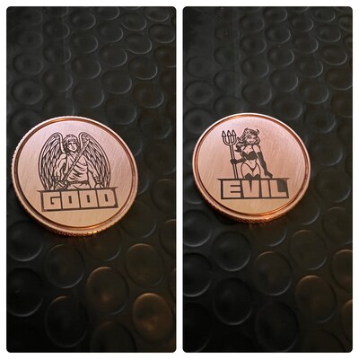 CUSTOM Double-sided Heavy 20 Gram Laser Engraved Challenge - Etsy