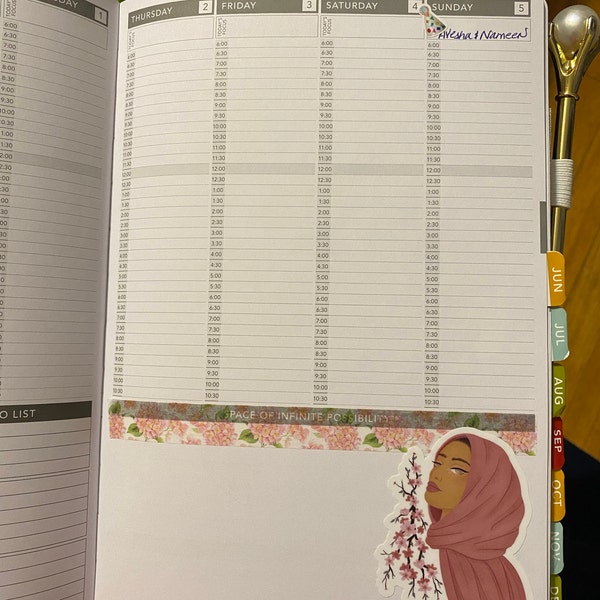 Flower Hijabis | Die Cut Sticker Series | Cute Hijabi Stickers ...