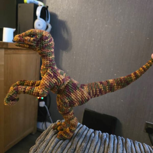 Velociraptor Pattern by Crafty Intentions DIGITAL PDF Downloadable - Etsy