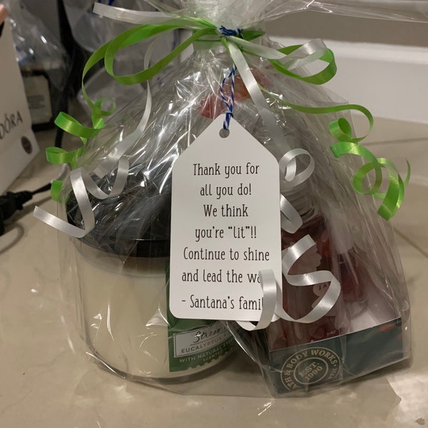 Custom Gift Tags With Thread - Personalized Gift Tags - Christmas Gift ...