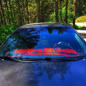 Racing Kanji Windshield Decal Car Sticker Banner JDM Vinyl - Etsy