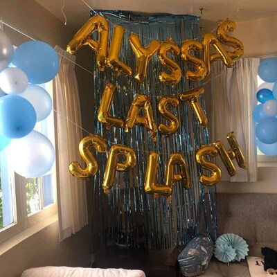 Last Splash Balloons Mermaid Bachelorette Party Decor Bachelorette ...