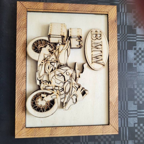MOTORCYCLE Laser Cutting Wall Art Laser Cut File and Dxf Cnc, Moto Svg ...