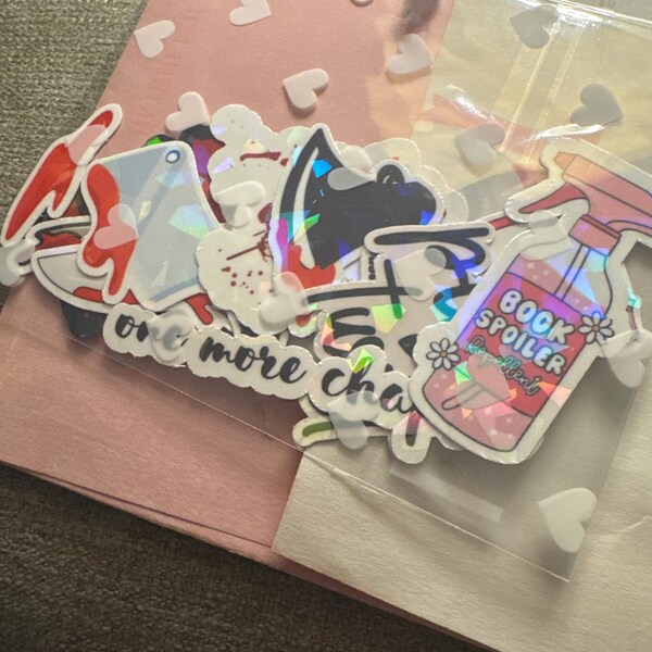 Thriller Bookish Mini Sticker Collection, Reader, Kindle Sticker ...