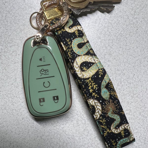 Fruit Picnic Key Fob Gingham Spring Wristlet Keychains - Etsy