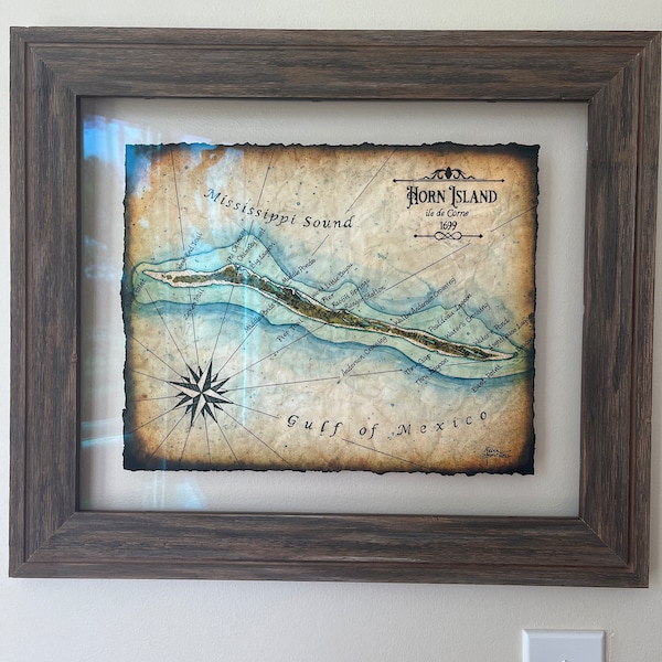 Treasure Map of the Southeast Limited Edition, 16" X 22" Treasure Map ...