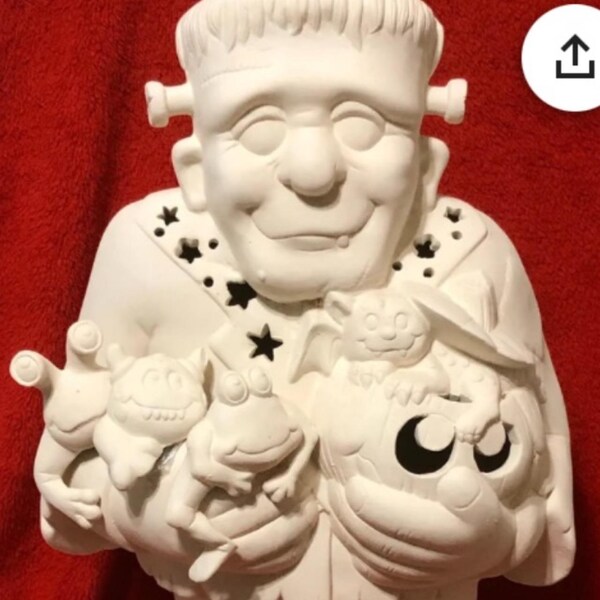 DIY Clay Magic Gnome - Ready-to-paint - DIY Ceramic Bisque Gnome - Home ...