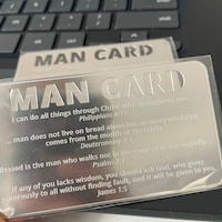 Man Card - Individual Card - Etsy