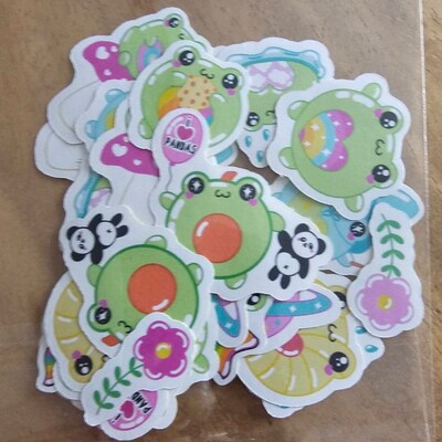 35 Pack Paper Pastel Goth Stickers SET 8 - Etsy