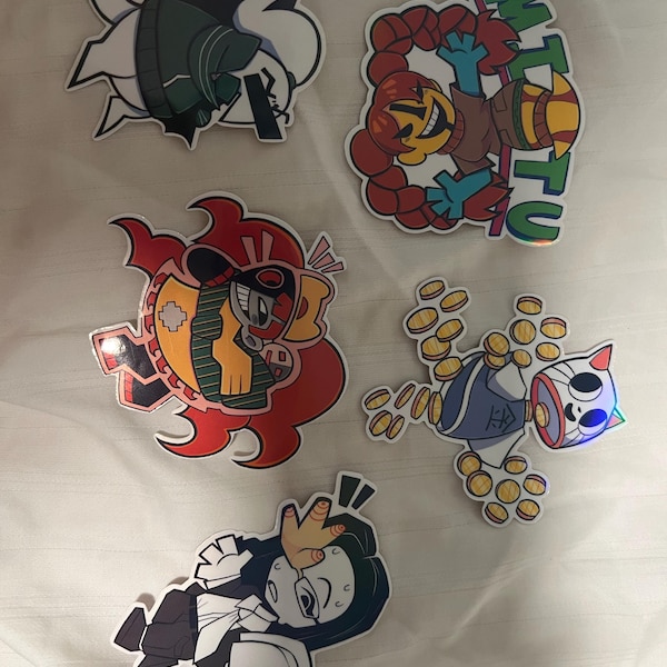 ENA Dream BBQ Character Stickers - Etsy