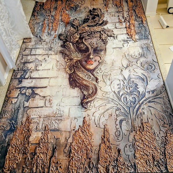 Map Rug, Vintage Map Rug, Map Decor, Maritime Map Rug, Antique Map ...