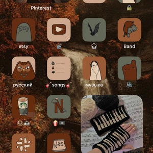 10000 Ios 17 Neutral App Icons Boho Fall Aesthetic Widget - Etsy UK