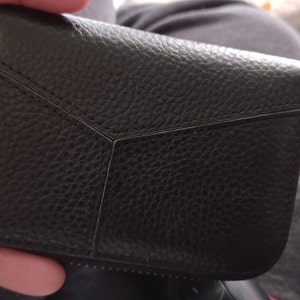 AG Wallets Quilted Genuine Leather RFID Credit Card Holder - Etsy