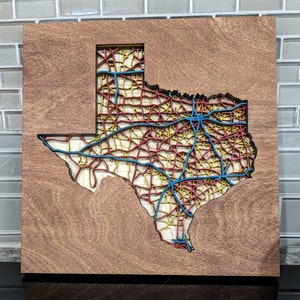 Laser Cutter File Indiana Layered Map - Etsy