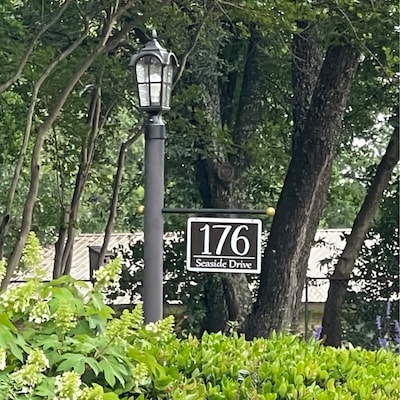 Mailbox Numbers, Light Post Address Sign, Personalized With Numbers ...