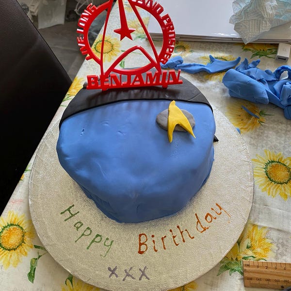 Personalised Vulcan Cake Topper - Etsy