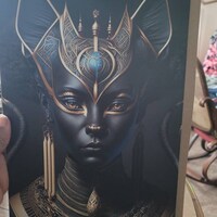 Awilix, Mayan Goddess of the Moon Wall Art, Mythical Goddess Art Print ...