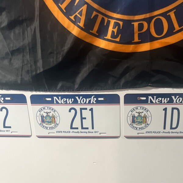 NYPD Police Academy Memorial License Plate , Customizable 6"x12" .032 ...