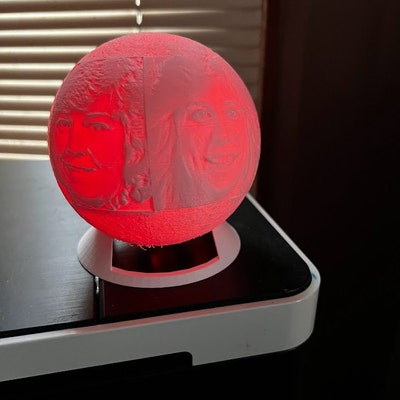 Custom LED Moon Lamp Moon Light With Personalized Photo Gift for Men ...