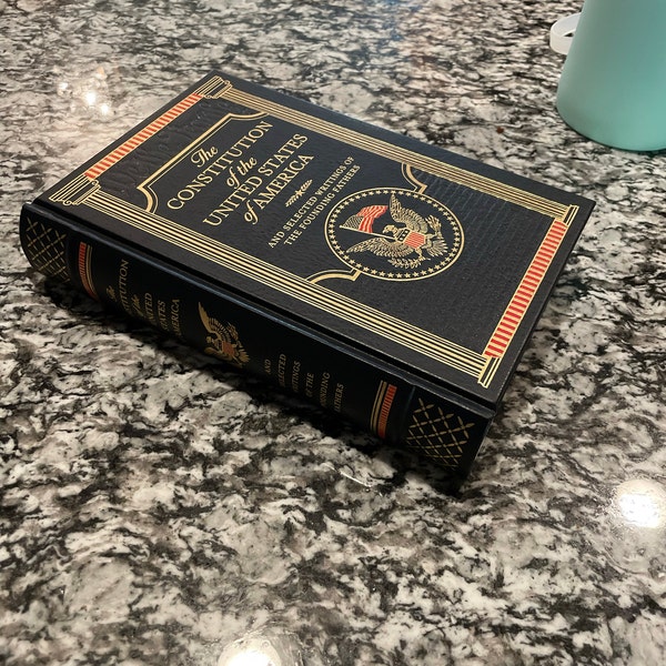 Gun Book Safe for Compact Handguns - Constitution of the United States ...