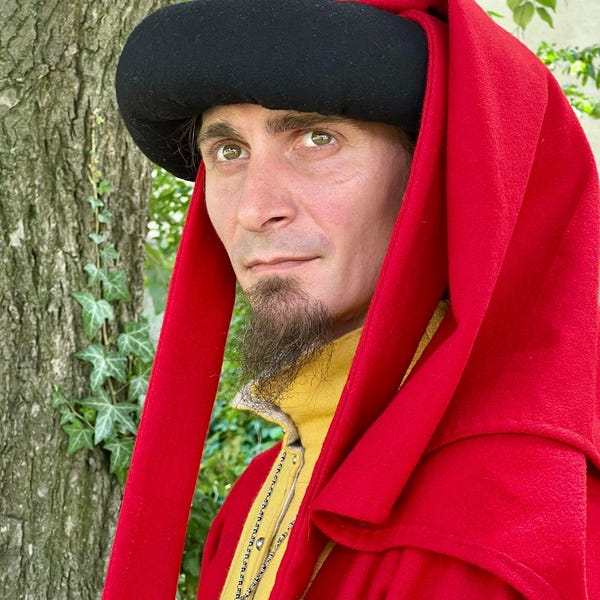 Woolen Chaperon - Medieval Hat for Men - Medieval & Renaissance ...