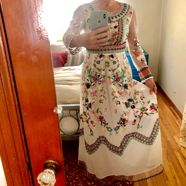 Sheer Robe | Long Jacket | Ruffle Dress | Loose Transparent Tulle Coat ...