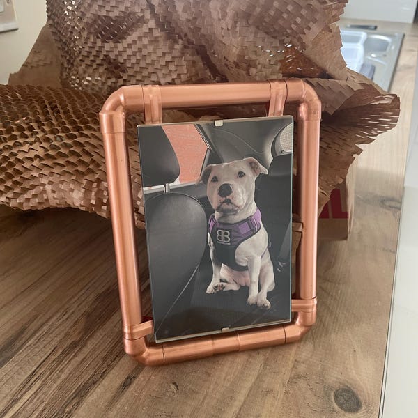 Copper Pipe Photo Frames - Etsy