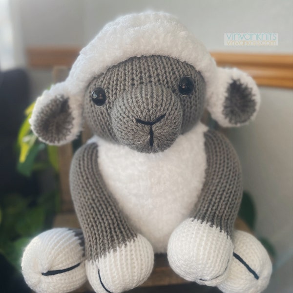 Lamb - Circular Knitting Machine Pdf Pattern - Sentro Addi Express - Etsy