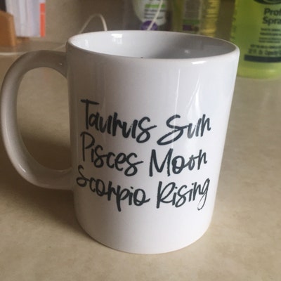 Personalized Astrology Gift, Boho Coffee Mug, Astrology Coffee Mug ...