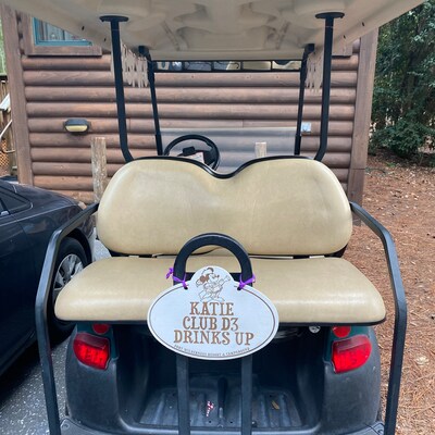Disney Golf Cart Sign 12 Custom Sign - Etsy