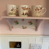 Wooden Bookcase Shelf Display Unit Made Using Peter Rabbit Beatrix ...