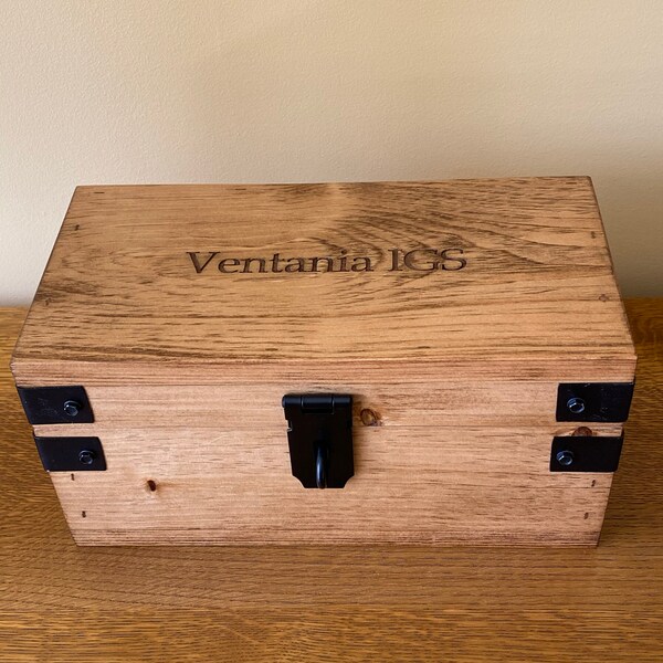 Personalized Wooden Memory Box/chest, Sturdy Wooden Chest Used as a ...