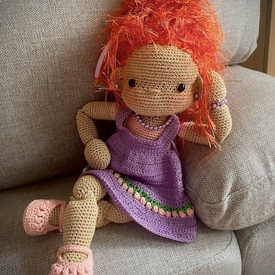 Mari Crochet Doll Pattern PDF full Body and Outfit Tutorial - Etsy