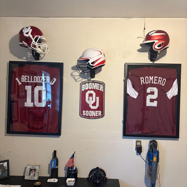 Full Size Helmet Holder, NFL, Mount, Hanger, Screw Mount, Football ...