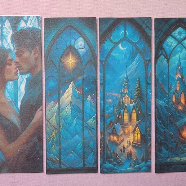 Acotar Bookmark Stained Glass, Acotar Bookmarks Printables, Velaris ...