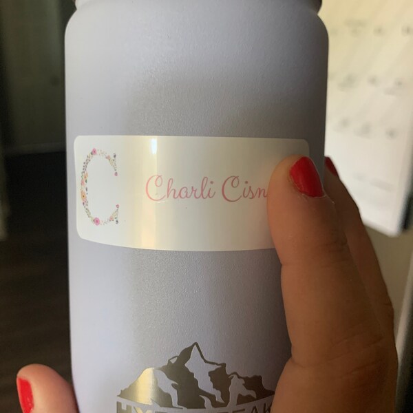 Personalized School Supply Labels for Girls, Name Stickers, Back to ...