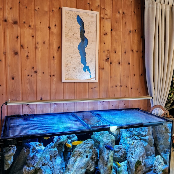 Bermuda Triangle 3D Map / 3D Bathymetry-topographic / Wood Sea Art Map ...