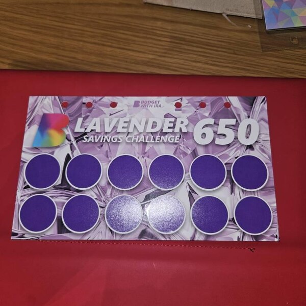 Blue Leopard Print PU Leather A6 Budget Binder | Custom Option ...