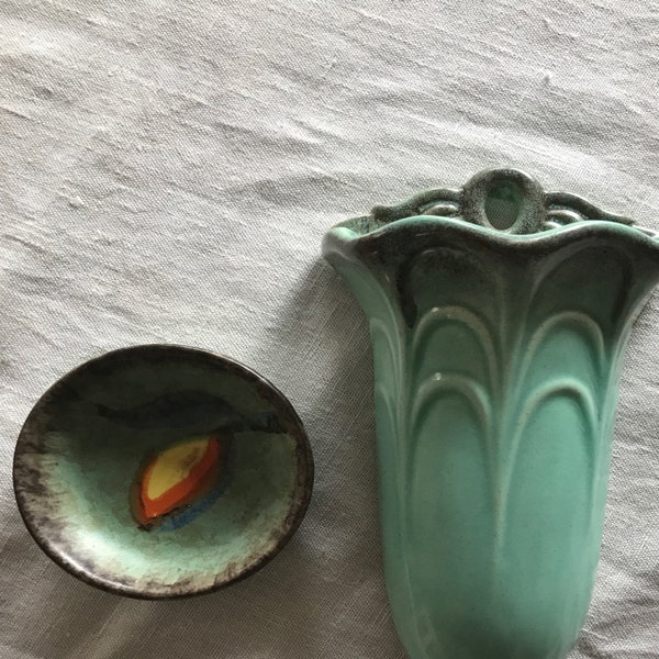 Vintage German Smoking Set, Ceramic Smoking Including Cigarette Pot ...