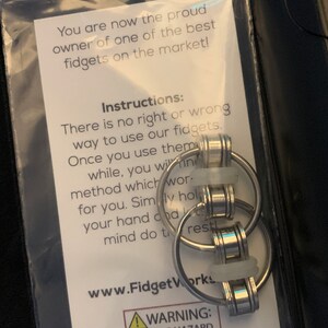 The Wave Bike Chain Link Fidget Toy - Etsy