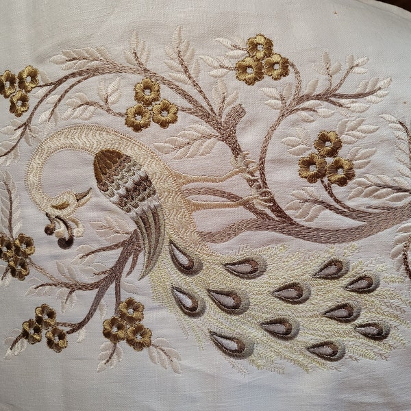 Machine Embroidery Design Peacock - 3 Sizes - Etsy