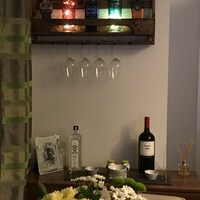 Floating Home Bar, Drinks Shelf, Gin Rack, Cocktail Display Cabinet ...