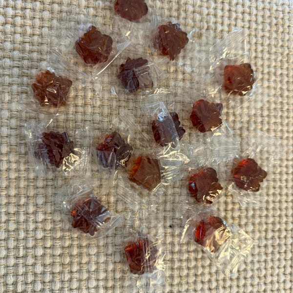Maple Drops Hard Candy - 18 Pieces - Made With Real Maple Syrup - Etsy
